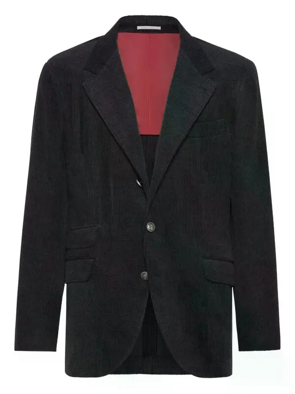 Brunello Cucinelli Three-button Corduroy Blazer
