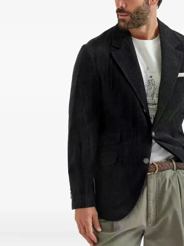 Brunello Cucinelli Three-button Corduroy Blazer