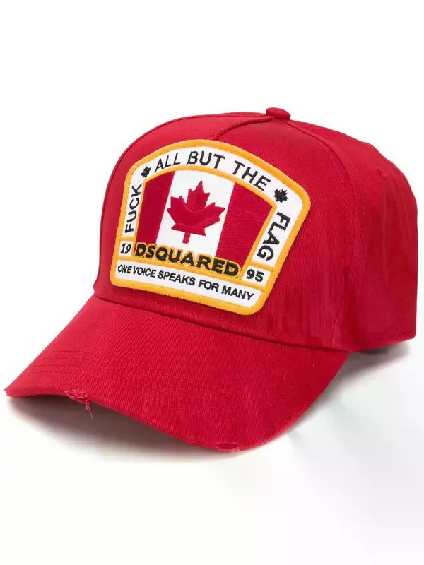 Dsquared2 Flag-patch Baseball Hat - Red