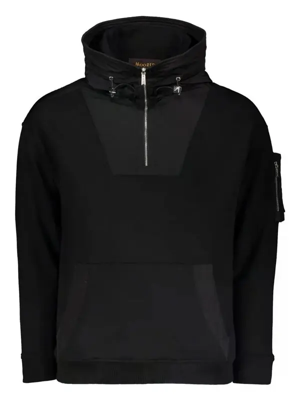 MOORER Zip-pocket Fleece Hoodie