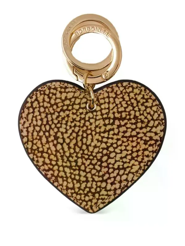 Borbonese Heart-shaped Keyring