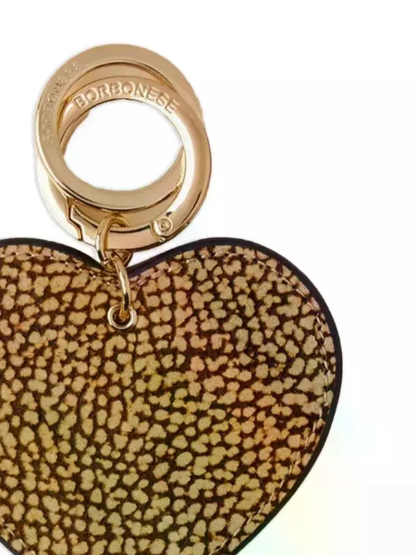 Borbonese Heart-shaped Keyring