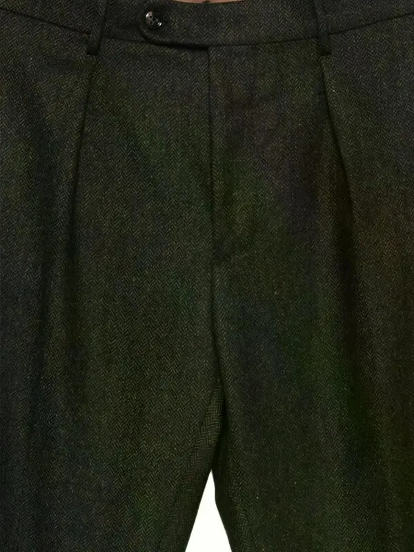 BERWICH Chiaia Pleated Cuffed Trousers