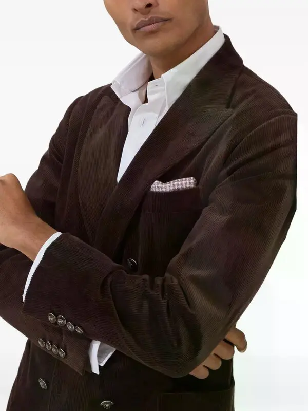Brunello Cucinelli Corduroy Double-breasted Blazer