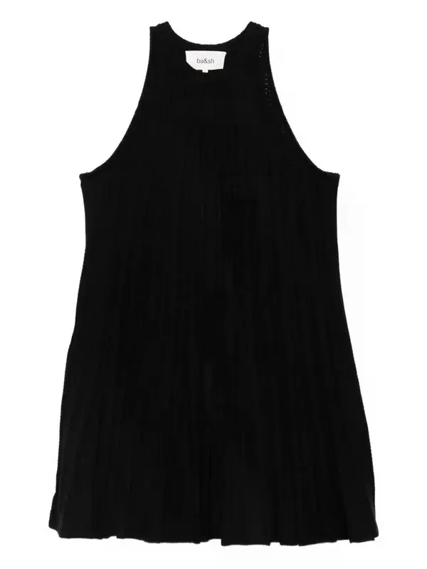 Ba&sh Sinn Ribbed Mini Dress - Black