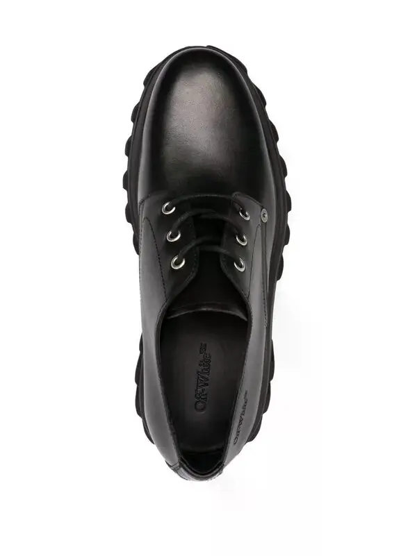 Off-White Exploration Leather Derby Shoes