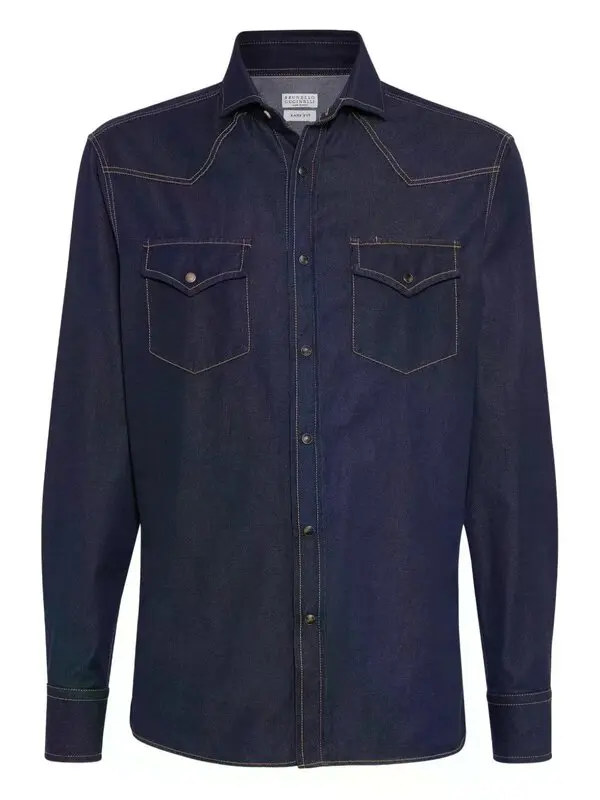 Brunello Cucinelli Denim Shirt