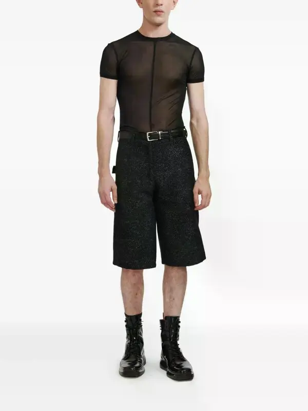 LGN LOUIS GABRIEL NOUCHI Jacquard Straight Leg Shorts