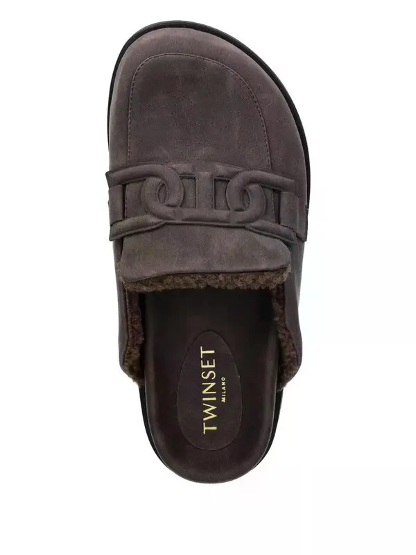 TWINSET Logo-embellished Mules