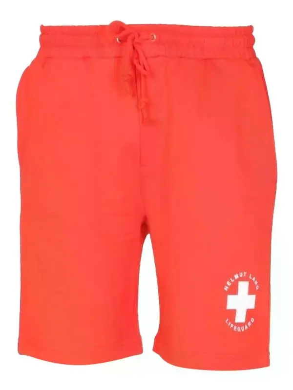 Helmut Lang Graphic Drawstring Shorts
