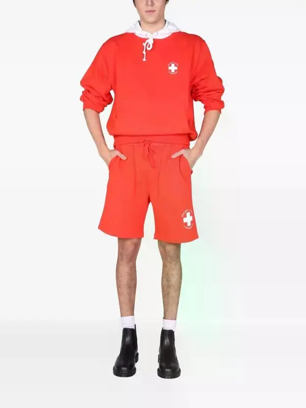 Helmut Lang Graphic Drawstring Shorts
