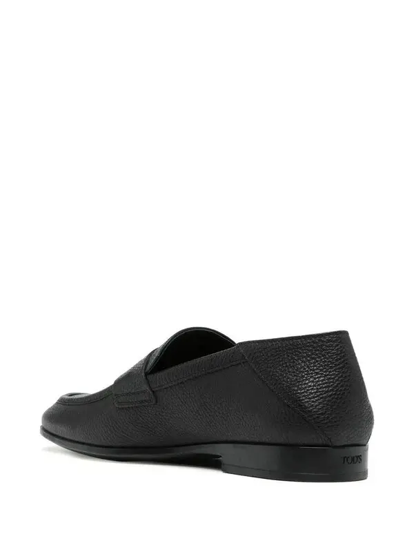 TOD'S Logo-plaque Leather Loafers