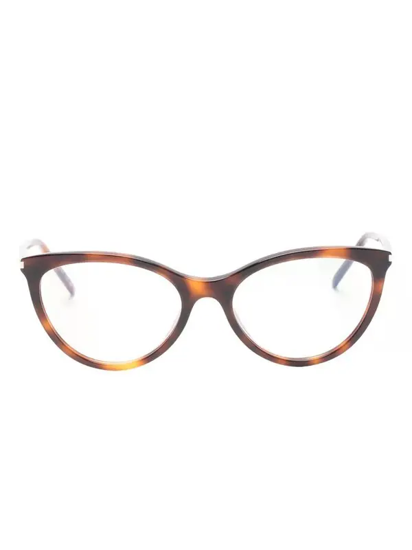 Saint Laurent Cat-eye Glasses - Brown