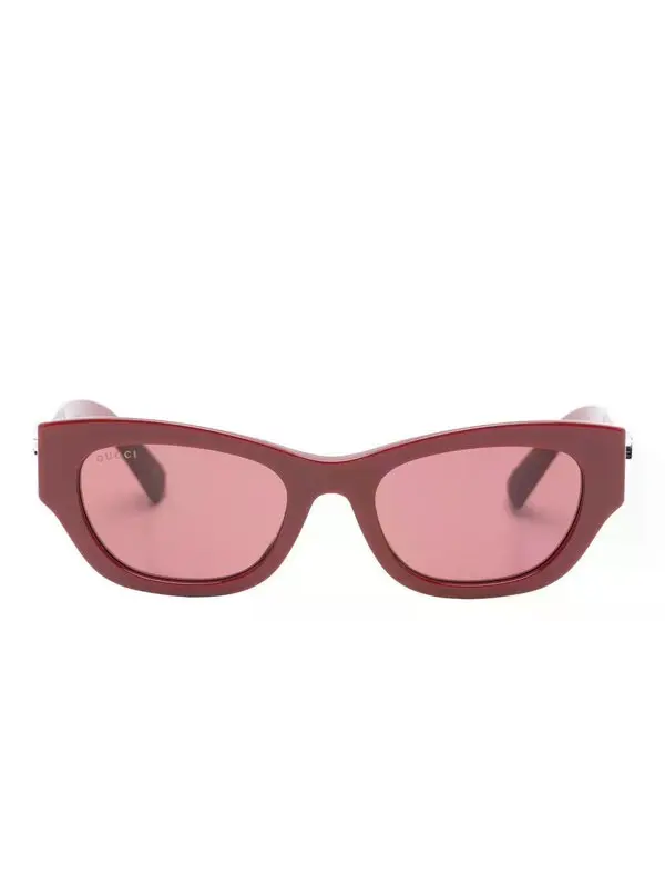 Gucci Cat-eye Sunglasses - Red