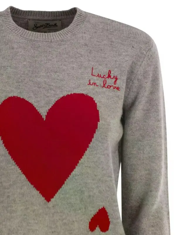 MC2 SAINT BARTH Heart Motif Top
