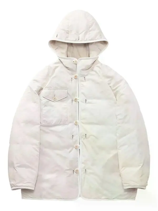 Visvim Greely Corps Hooded Parka Coat - Neutrals
