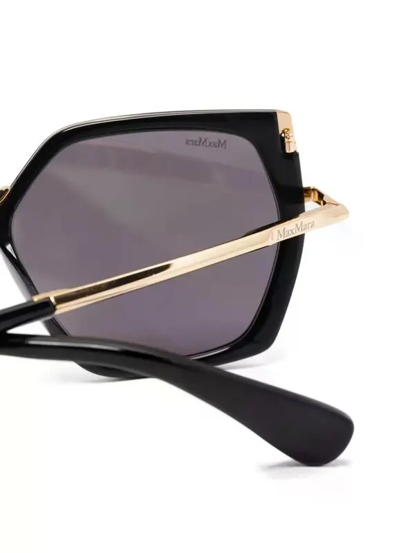 Max Mara Oversized Square-frame Sunglasses - Black