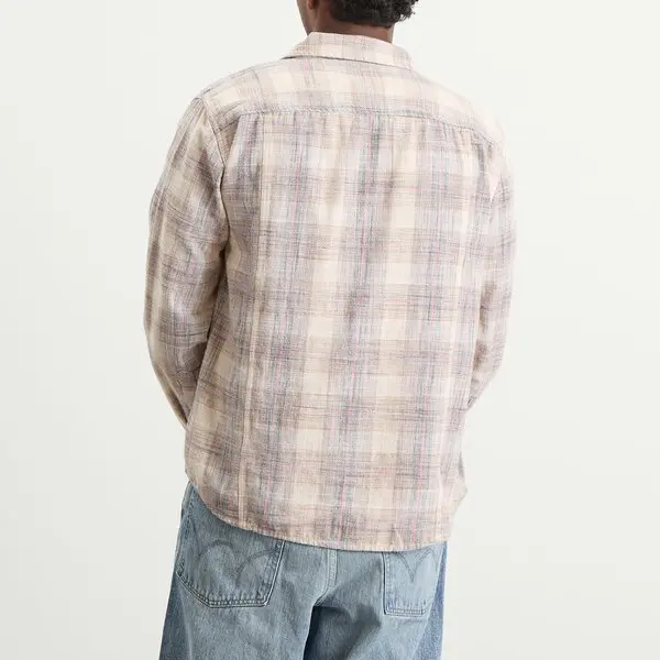 CORRIDOR Rosewood Plaid Long Sleeve Shirt