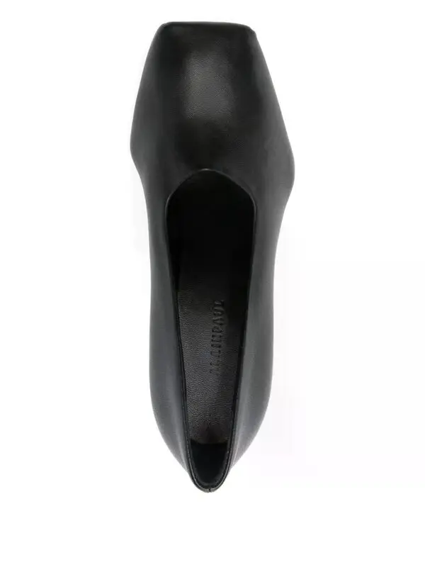 ALAINPAUL 80mm Square Toe Pumps