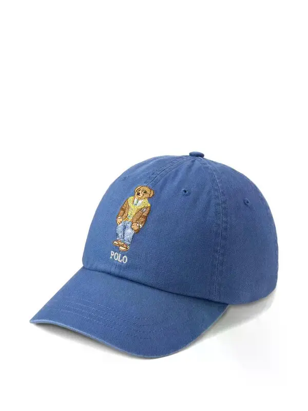 Polo Ralph Lauren Bear-embroidered Cap - Blue