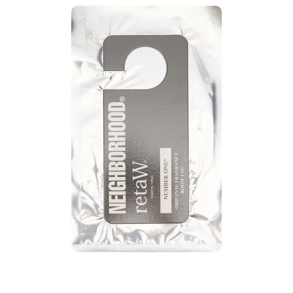 NEIGHBORHOOD X Retaw Number One Room Tag - Black