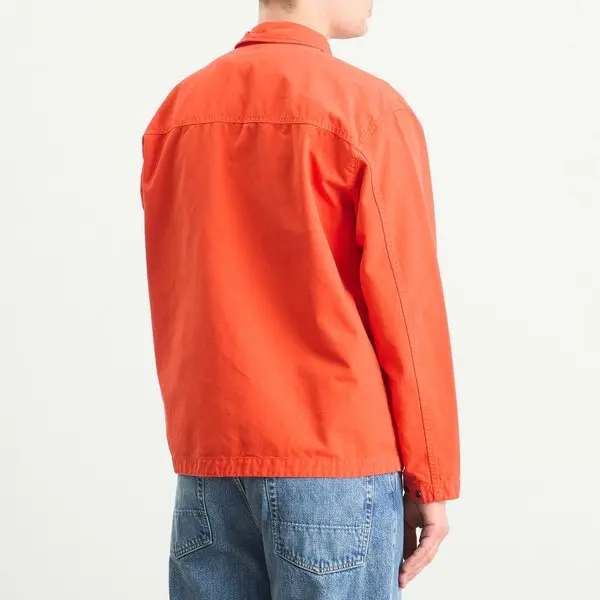Stone Island Ripstop Zip Shirt Jacket - Scarlet
