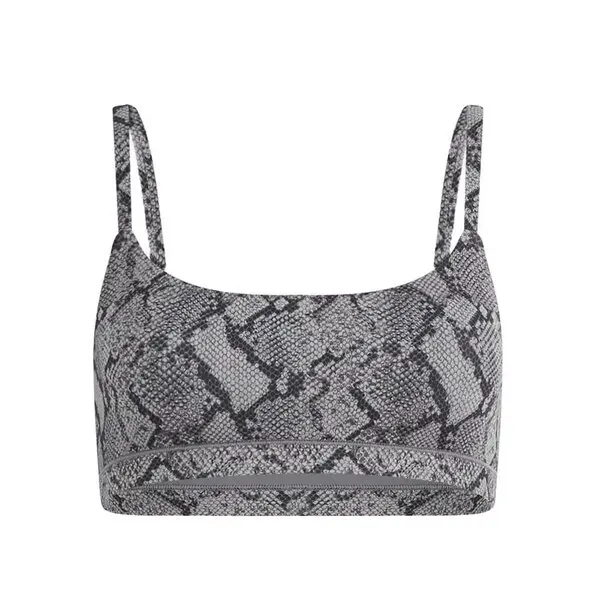 SKIMS Fits Everybody Scoop Neck Bralette - Shadow Snake Print
