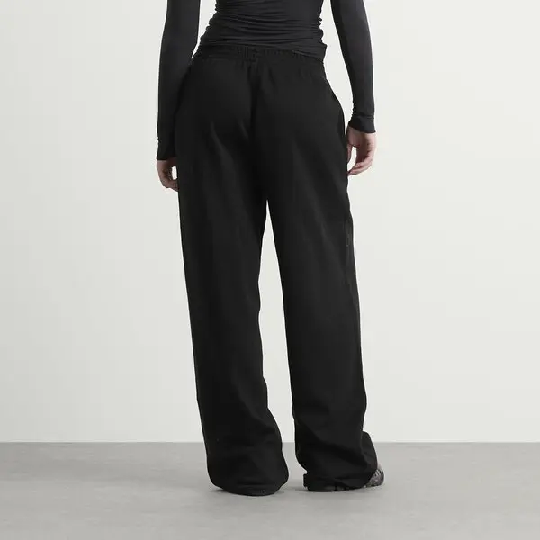SKIMS Cotton Fleece Exposed Boxer Wide Leg Pants