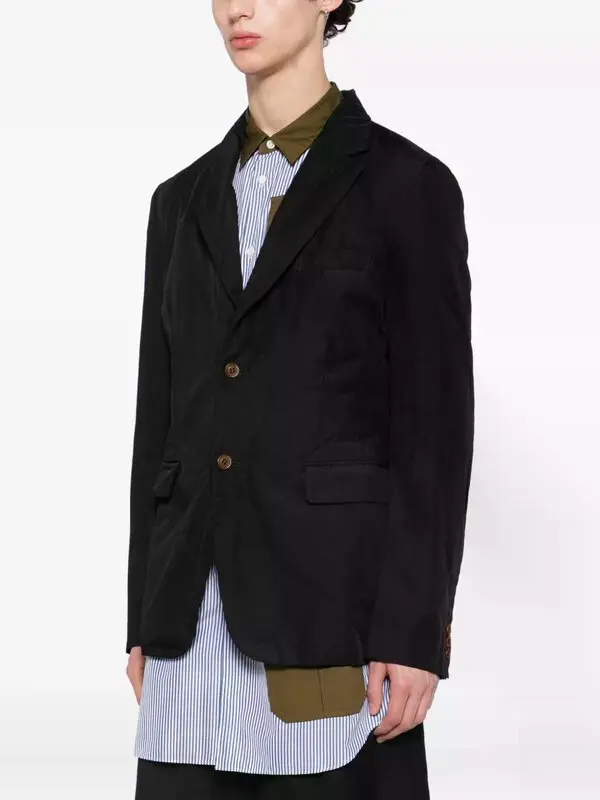 Comme Des Garçons Buttoned Blazer