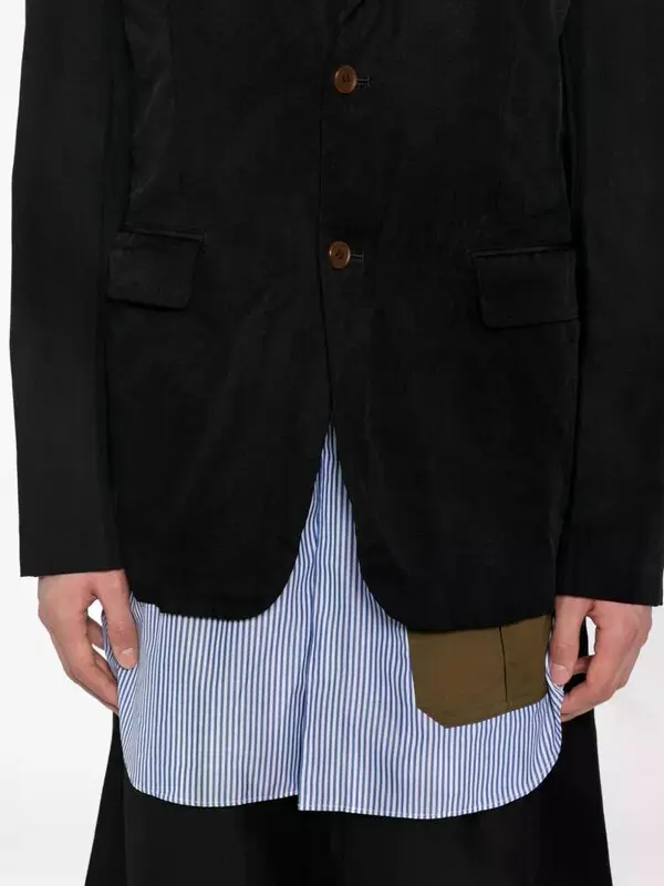 Comme Des Garçons Buttoned Blazer
