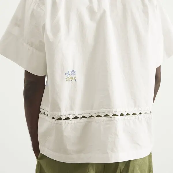STORY MFG. Greetings Hand Embroidered Shirt