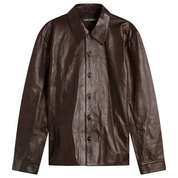 Our Legacy Calfskin Leather Welding Shirt