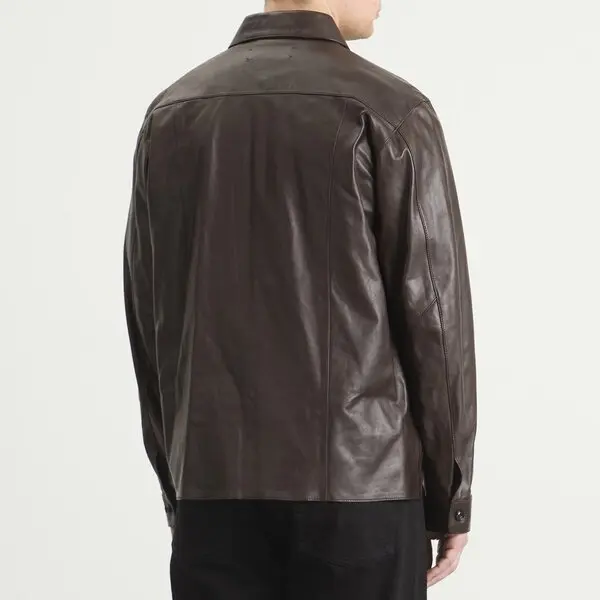 Our Legacy Calfskin Leather Welding Shirt