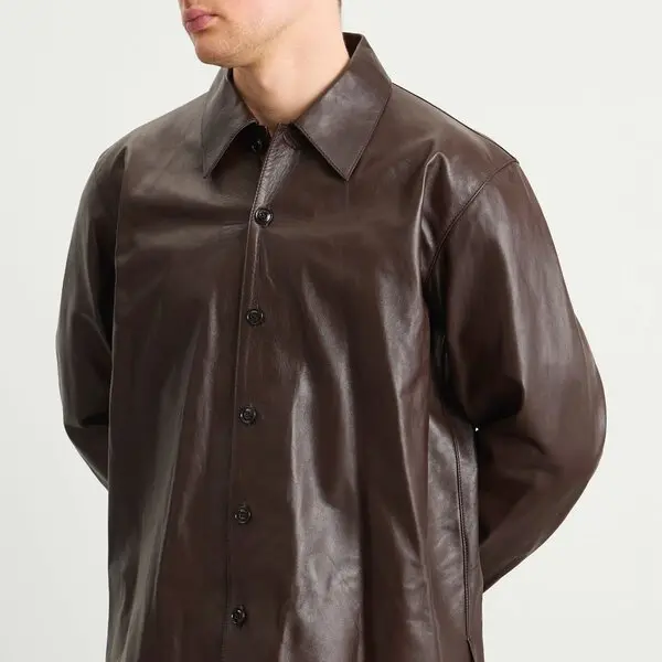 Our Legacy Calfskin Leather Welding Shirt