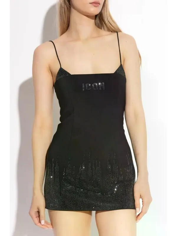 Dsquared2 Icon Rhinestone-embellished Mini Dress