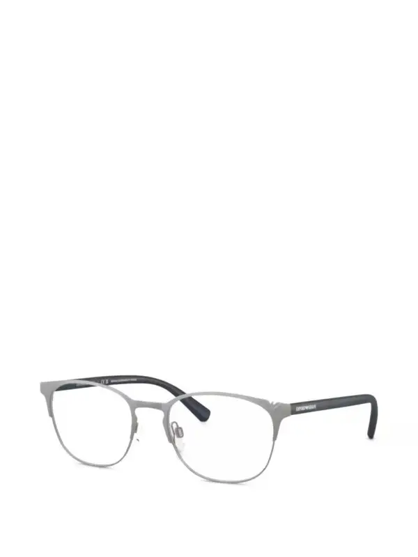 Emporio Armani Round-frame Eyeglasses - Grey
