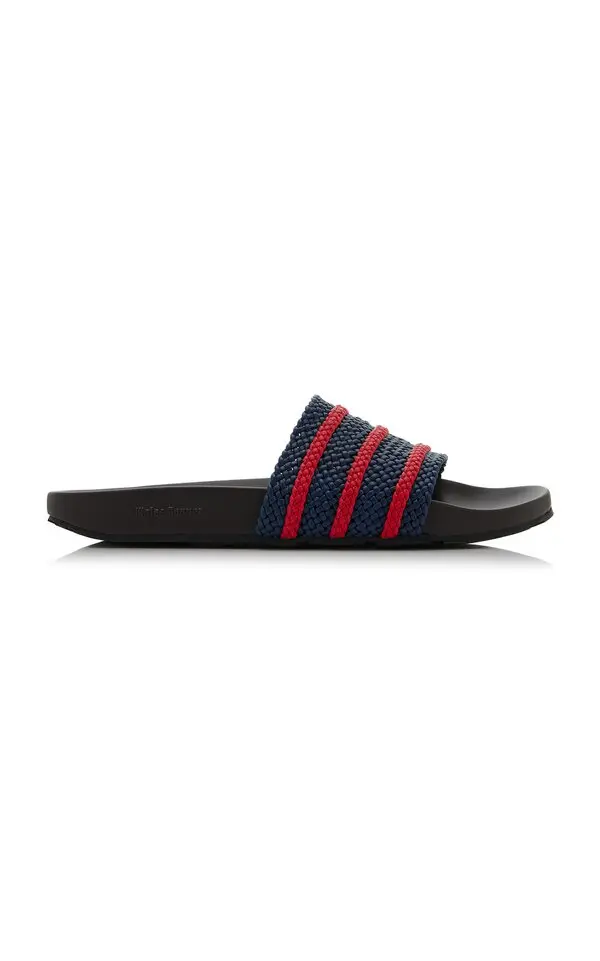 WALES BONNER X ADIDAS Adilette Leather Slides - Multi
