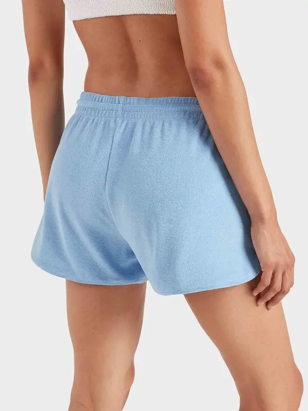 Hunza G Terry Towelling Short - Cornflower