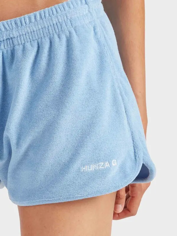 Hunza G Terry Towelling Short - Cornflower