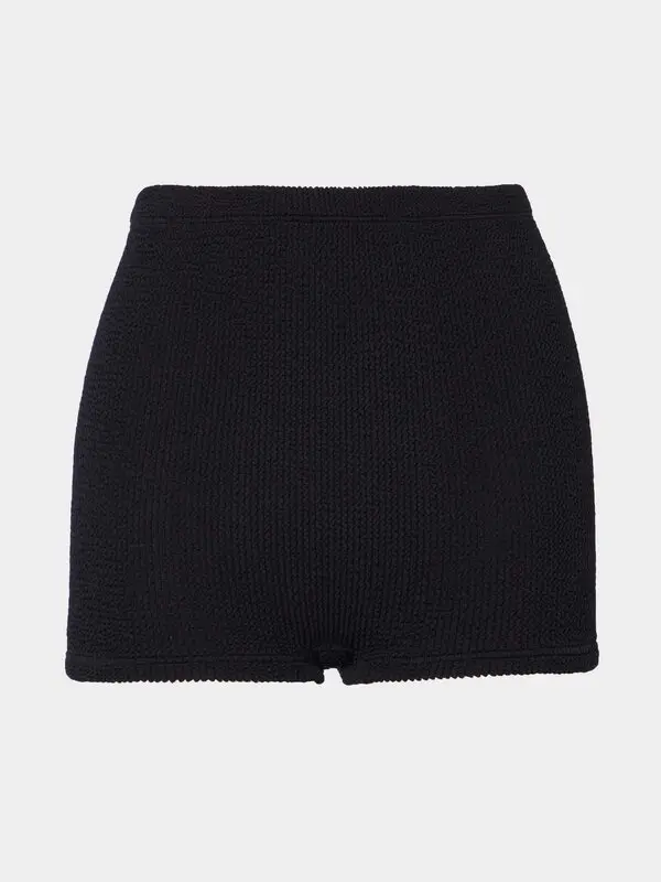 Hunza G Shorty Bottom Original Crinkle™ Swimwear - Black
