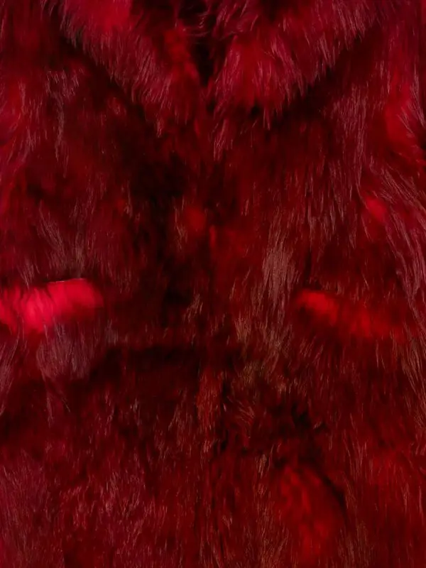 Blumarine Fur Coat - Red