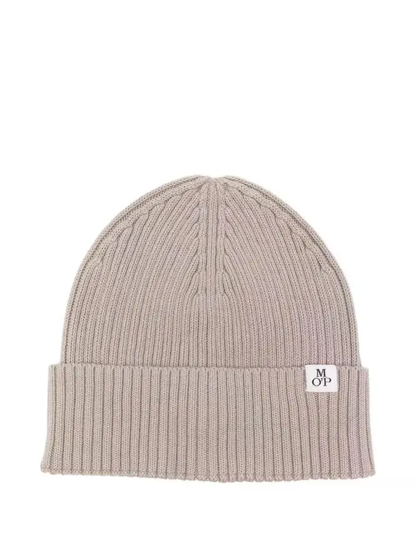 Marc O'polo Ribbed Beanie - Grey