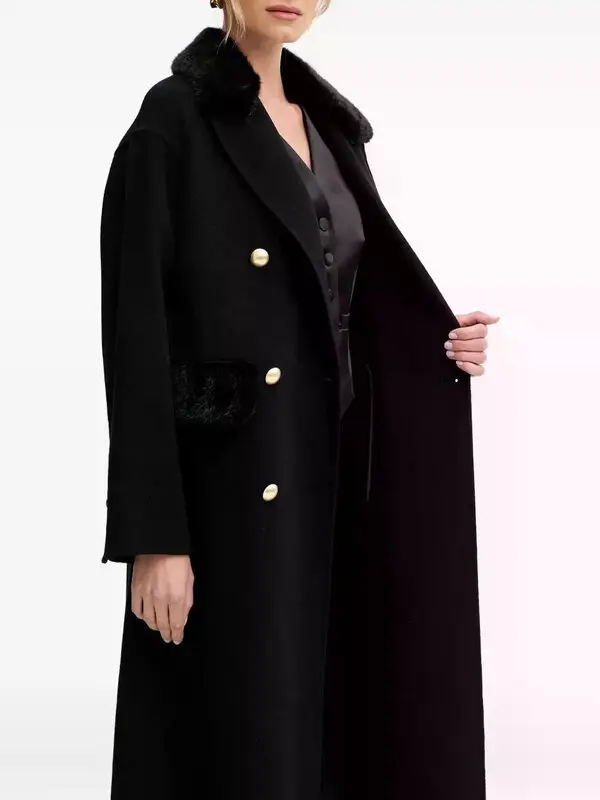 ERMANNO FIRENZE Double-breasted Buttoned Coat