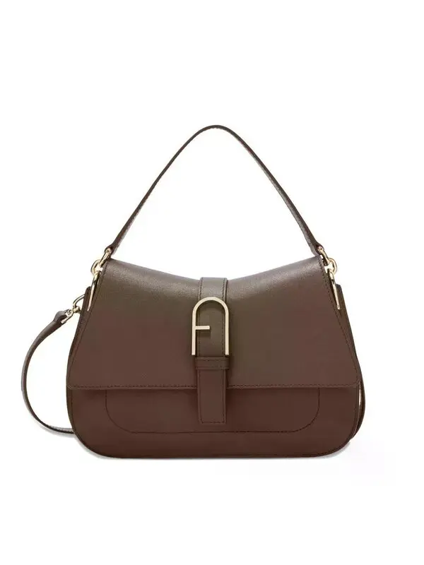 Furla Leather Satchel - Brown