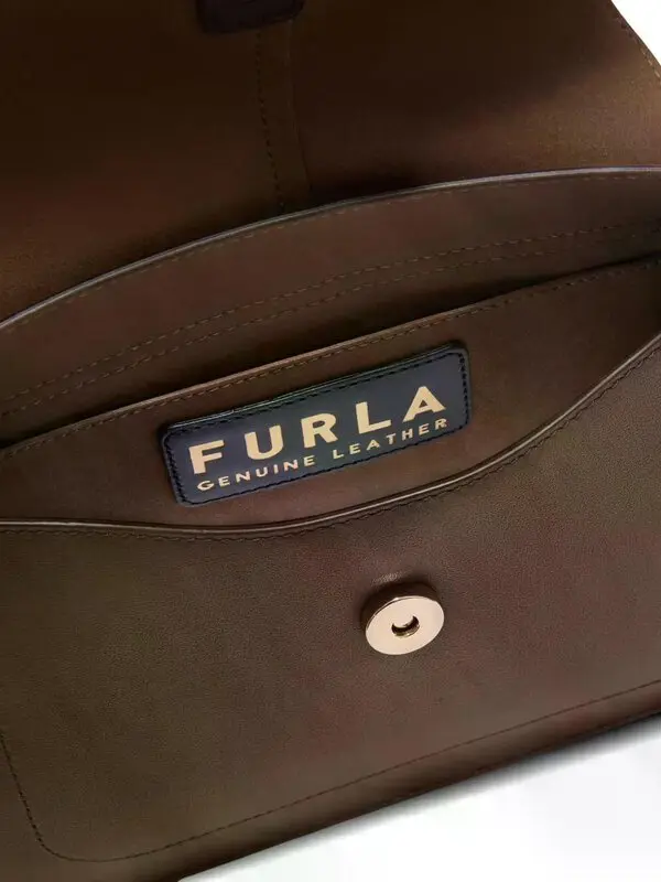 Furla Leather Satchel - Brown