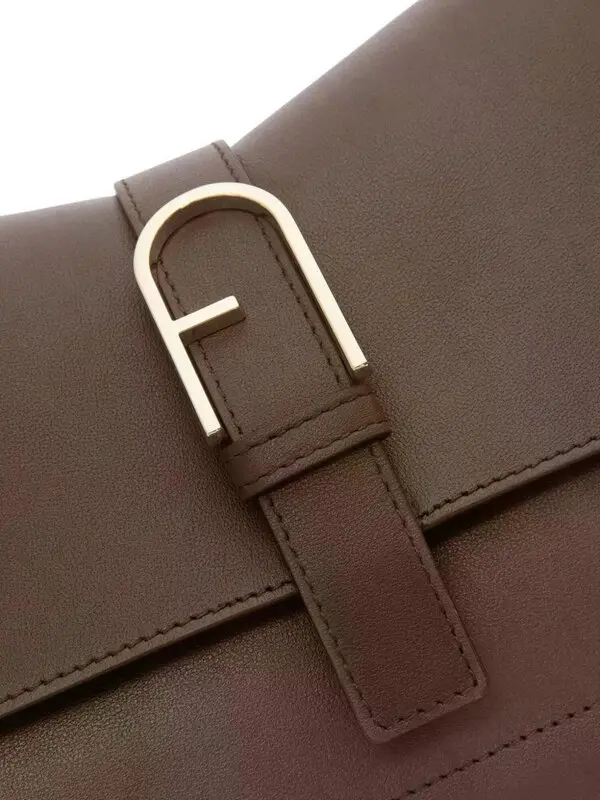 Furla Leather Satchel - Brown