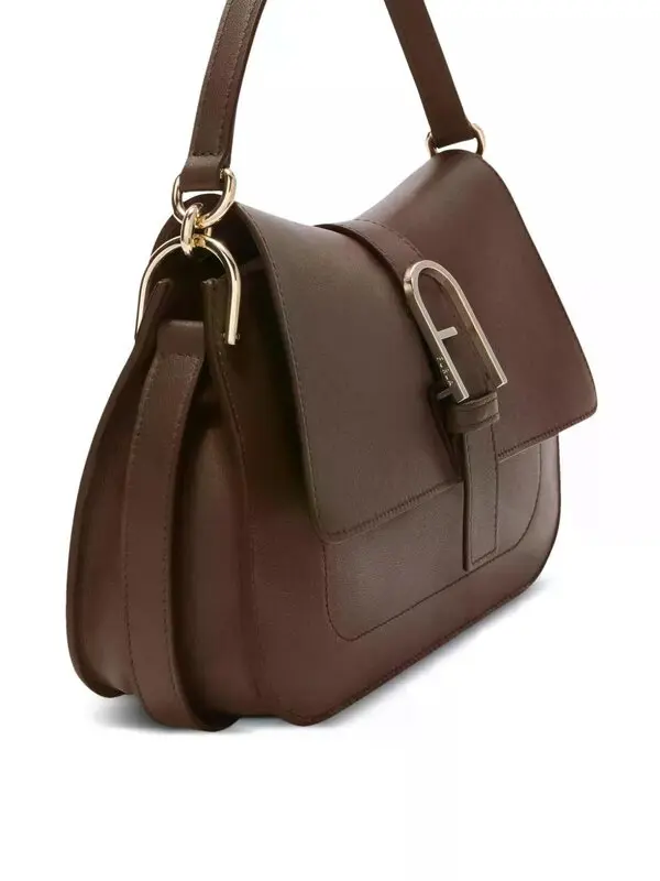 Furla Leather Satchel - Brown
