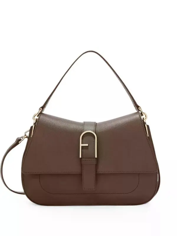 Furla Leather Satchel - Brown