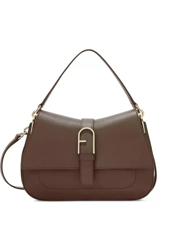 Furla Leather Satchel - Brown