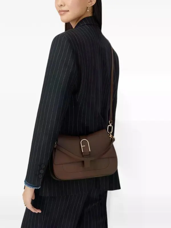 Furla Flow Handheld And Shoulder Bag - Brown